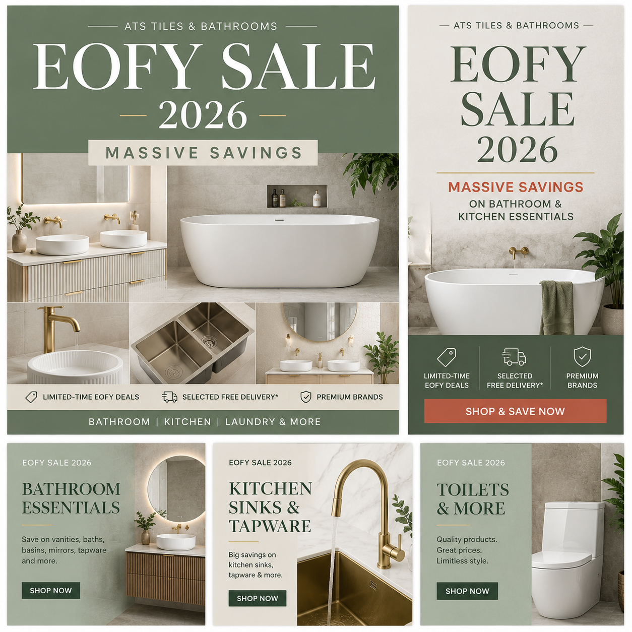 EOFY Sale 2026 | Save on Bathroom & Kitchen + Free Delivery – ATS Tiles ...